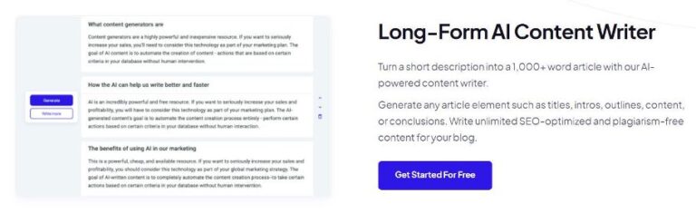 Best AI Content Generator Tools For Writing AI Content
